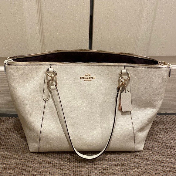 Coach | Bags | Coach Chalk Faux Leather Bag | Poshmark